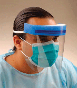 Disposable Face Shield Standard 24/Bx ASTM Level 1, GCSS (36526)