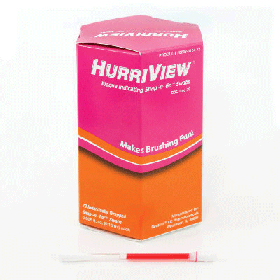 Hurriview II Snap-n-Go Swabs, 0.15 ml, Blue and Red, 72/Pk, 0283-1105 ...