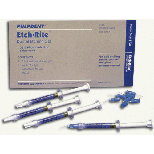 Etch Royale Dental Etching Gel, 37% Phosphoric Acid, Syringe Kit, 1.2 ...