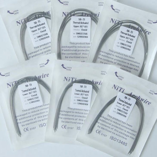 Heat-activated Round NiTi Archwires (10pcs) (33753)