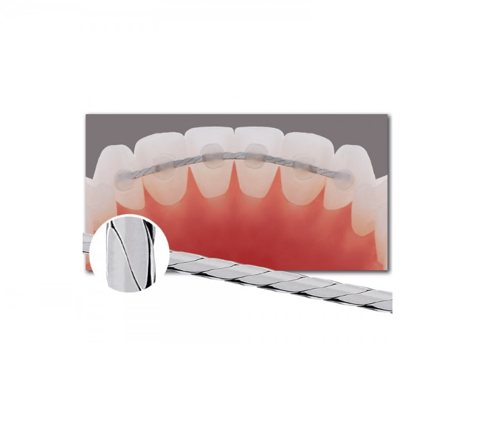 Flat Lingual Retainer Ss Braid Wire Size .010" X .028" On Spool (40257)