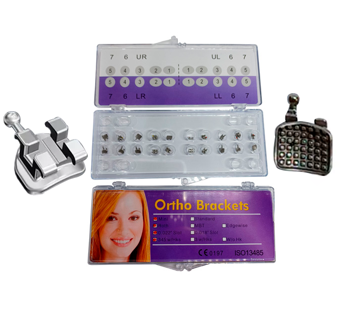 Case of Brackets MIM Monoblock hook 3,4,5 sandblasted 20 pcs (40396)