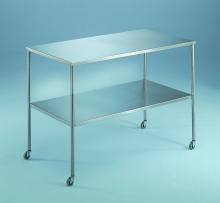 72" Howard Model Instrument Table w/Guardrail (1349)