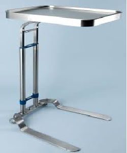 1501 - 5-Leg Chrome Instrument Stand, with s/s tray (1307)