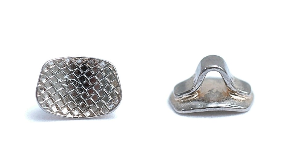 Nickel Free Bondable Eyelets Rectangular Base - 10pcs/pk (30173)